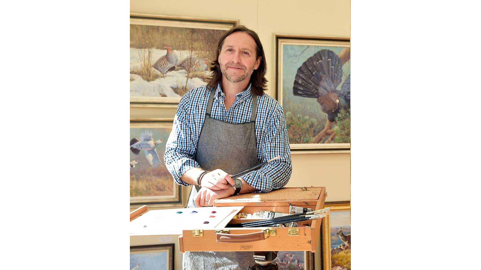 Justin Prigmore Painting Live At The Game Fair - eGunroom